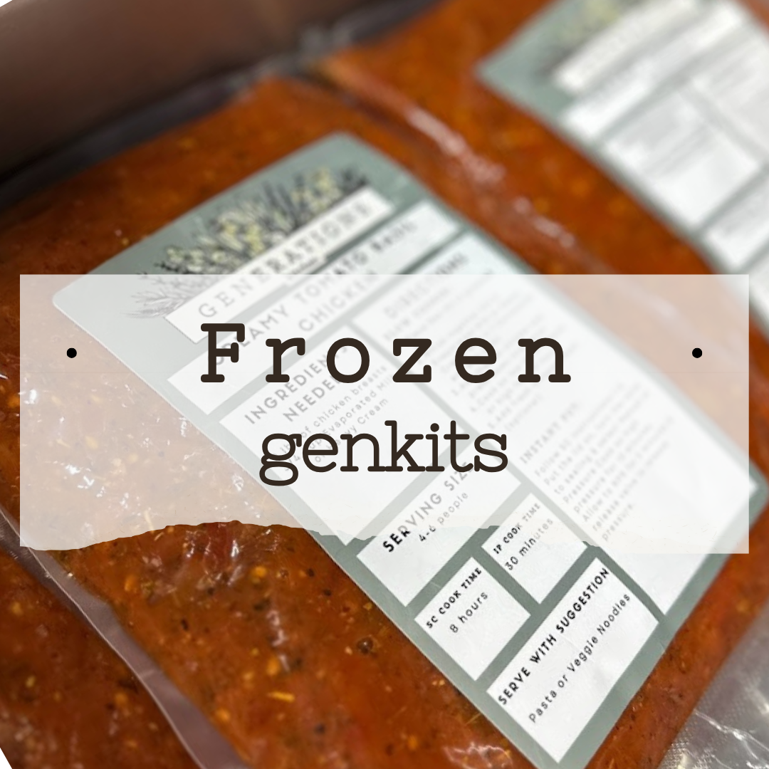 Frozen Gen Kits – Generations Kitchen TX